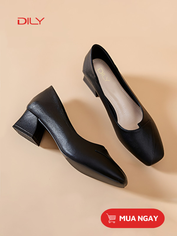 DILY - Những mẫu giày cao gót đế vuông khiến phái đẹp mê mẩn tại DILY