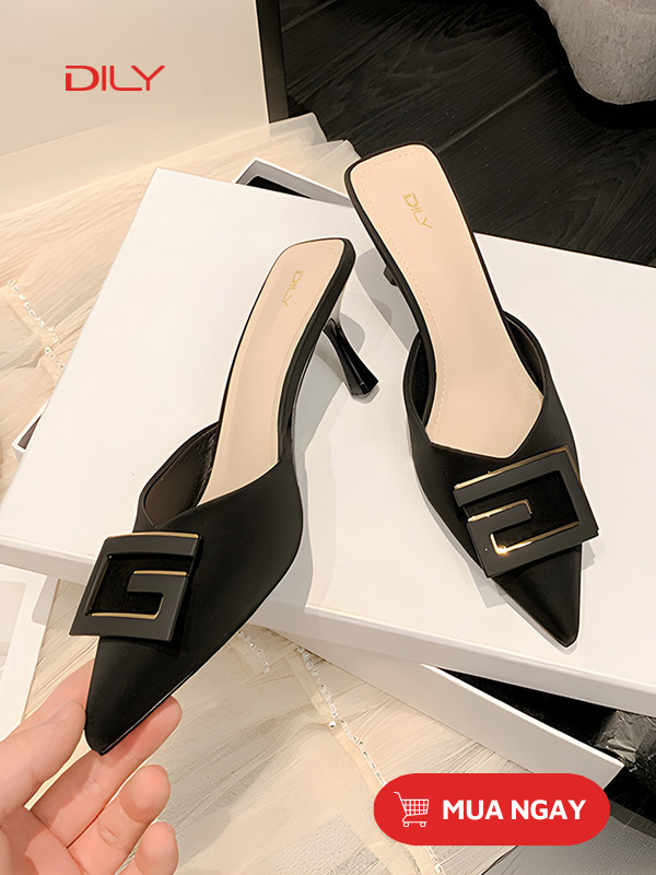 DILY - Điểm danh 5 mẫu dép guốc đẹp tại DILY cho nàng có bàn chân to
